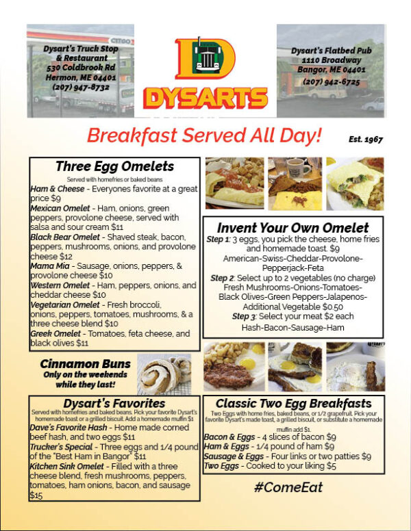 Restaurant & Truck Stop | Dysart's
