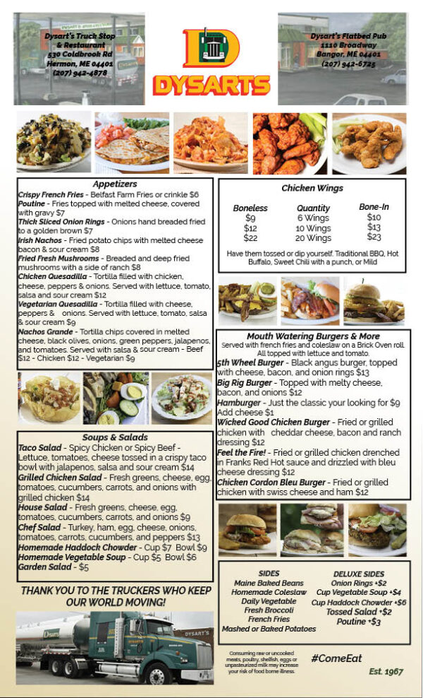 Restaurant & Truck Stop | Dysart's